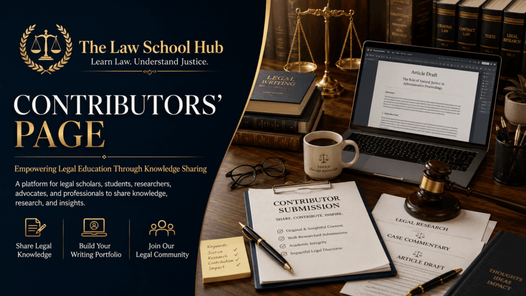 Contributor's Page | The Law School Hub